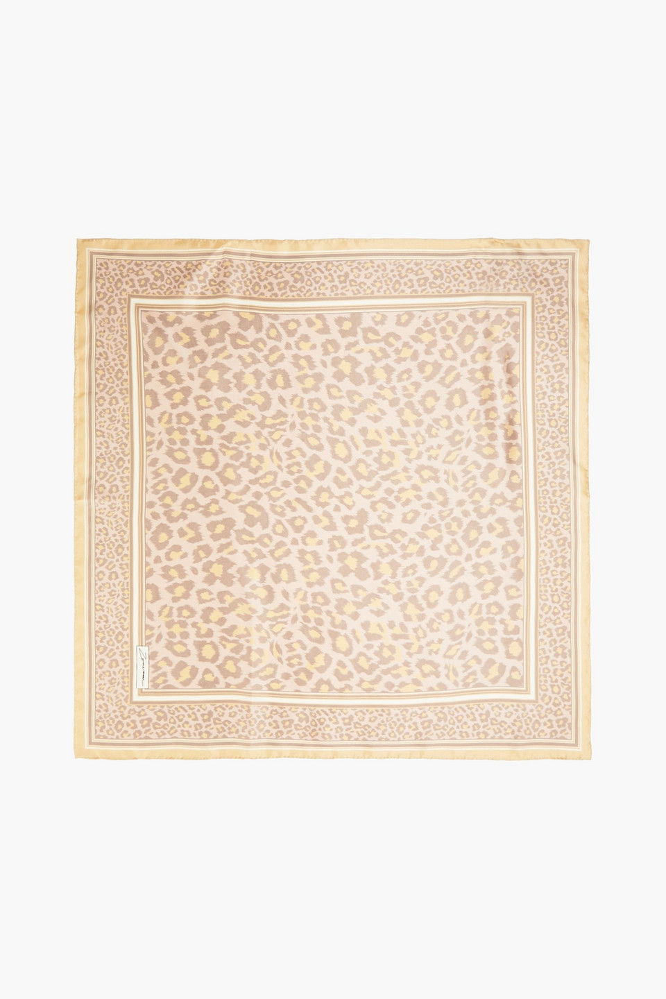 ZIMMERMANN Leopard-Print Silk-Twill Scarf | endource
