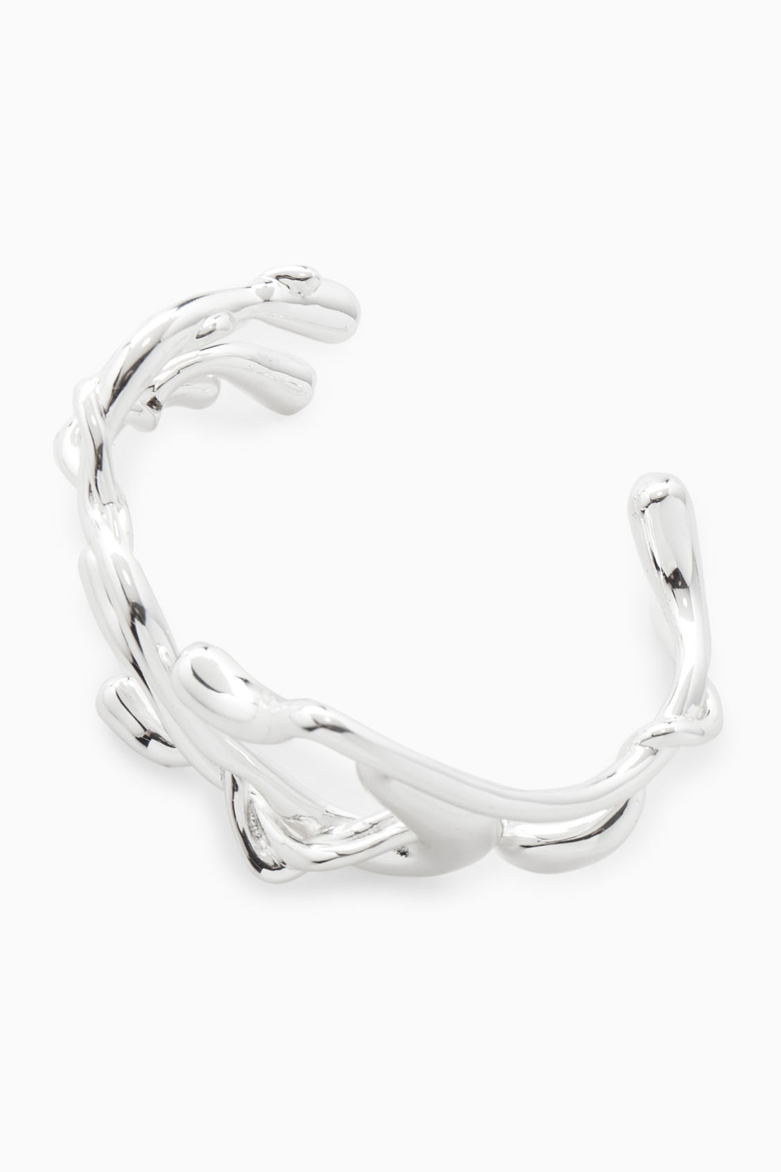 COS Organic Shaped Bangle in SILVER | Endource