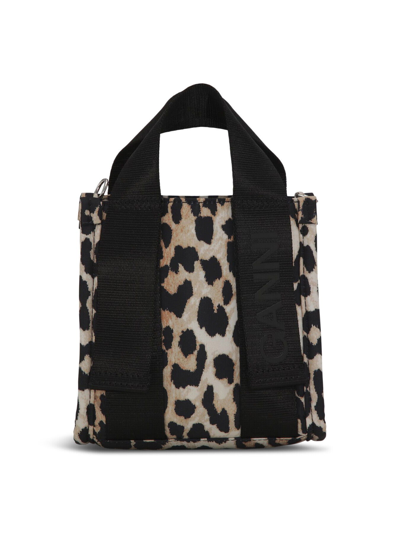 GANNI Recycled Tech Print Mini Tote | endource