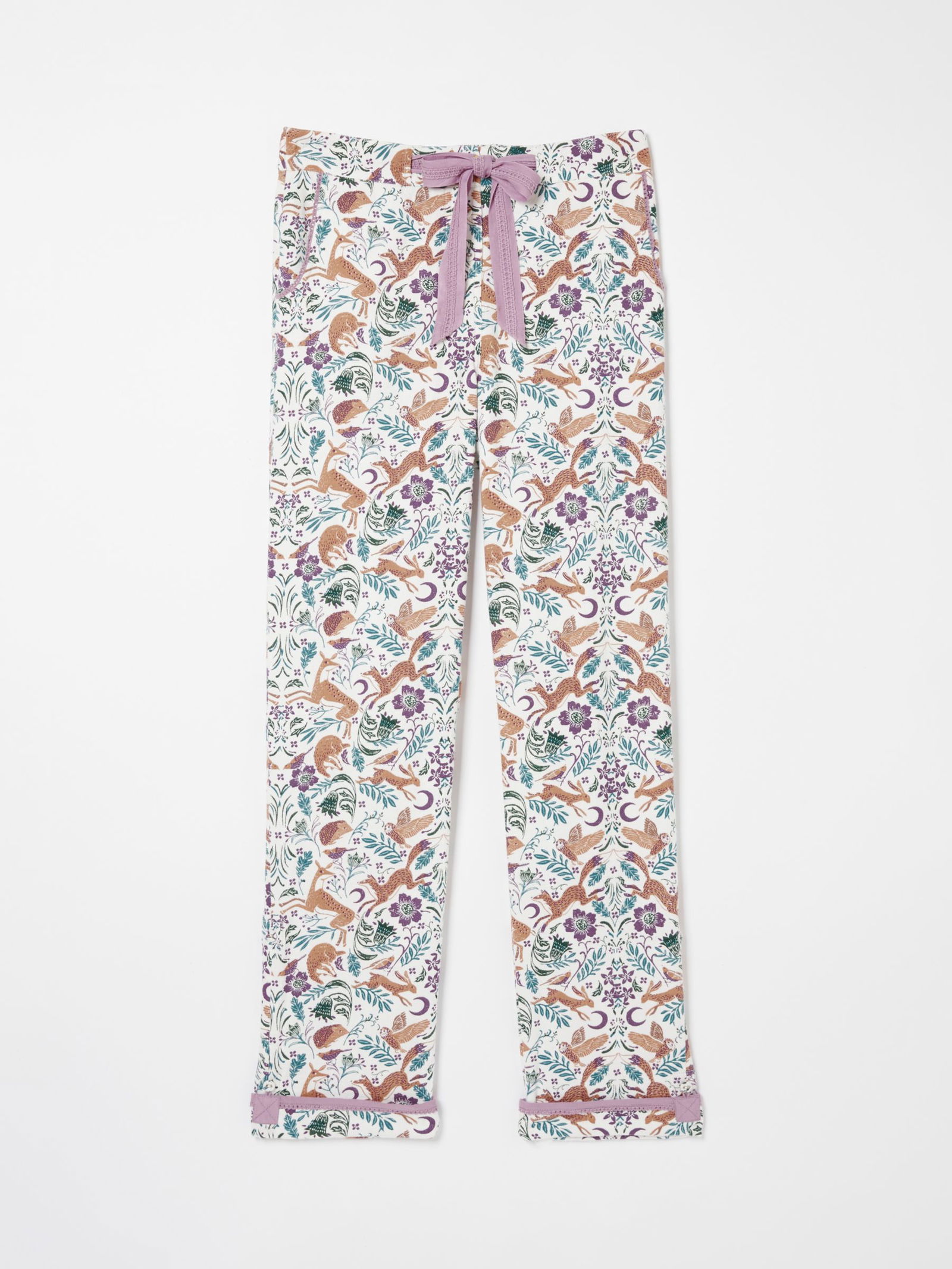 FATFACE Eva Lino Fox Pyjama Bottoms | Endource