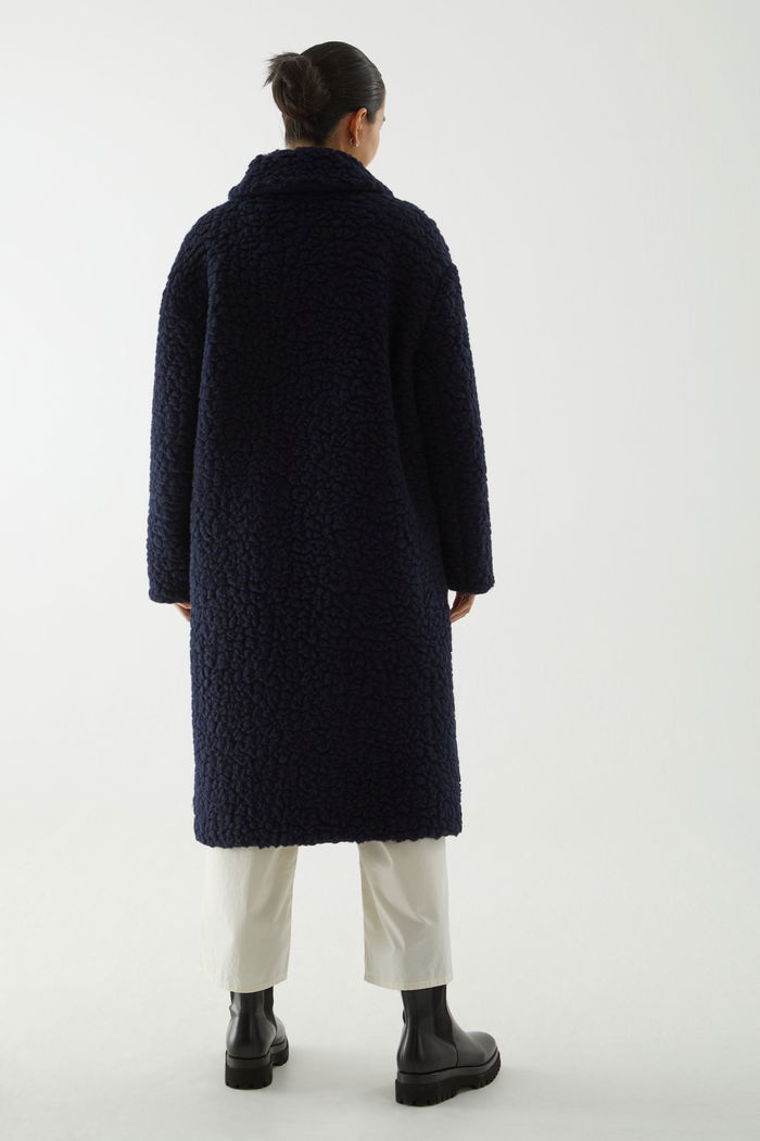 COS Wool Teddy Fleece Coat | endource