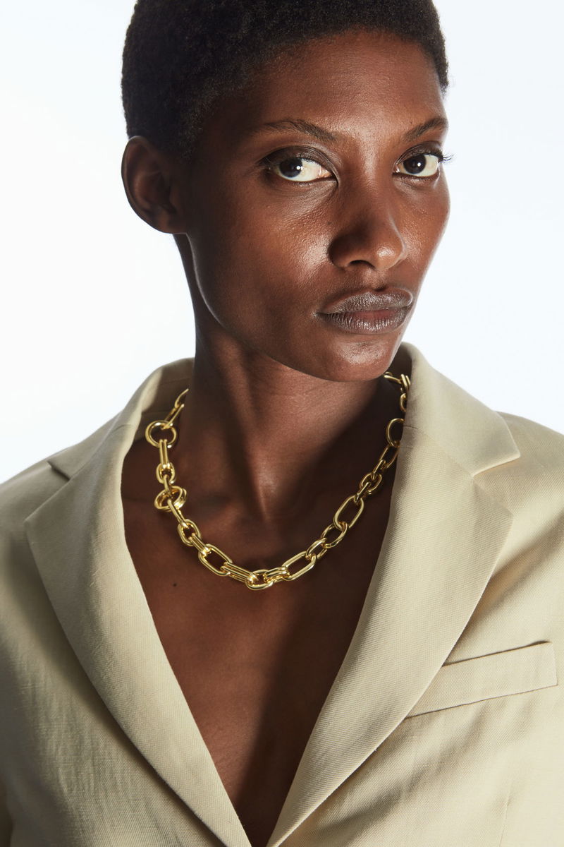 COS Layered Chain Necklace in GOLD | Endource