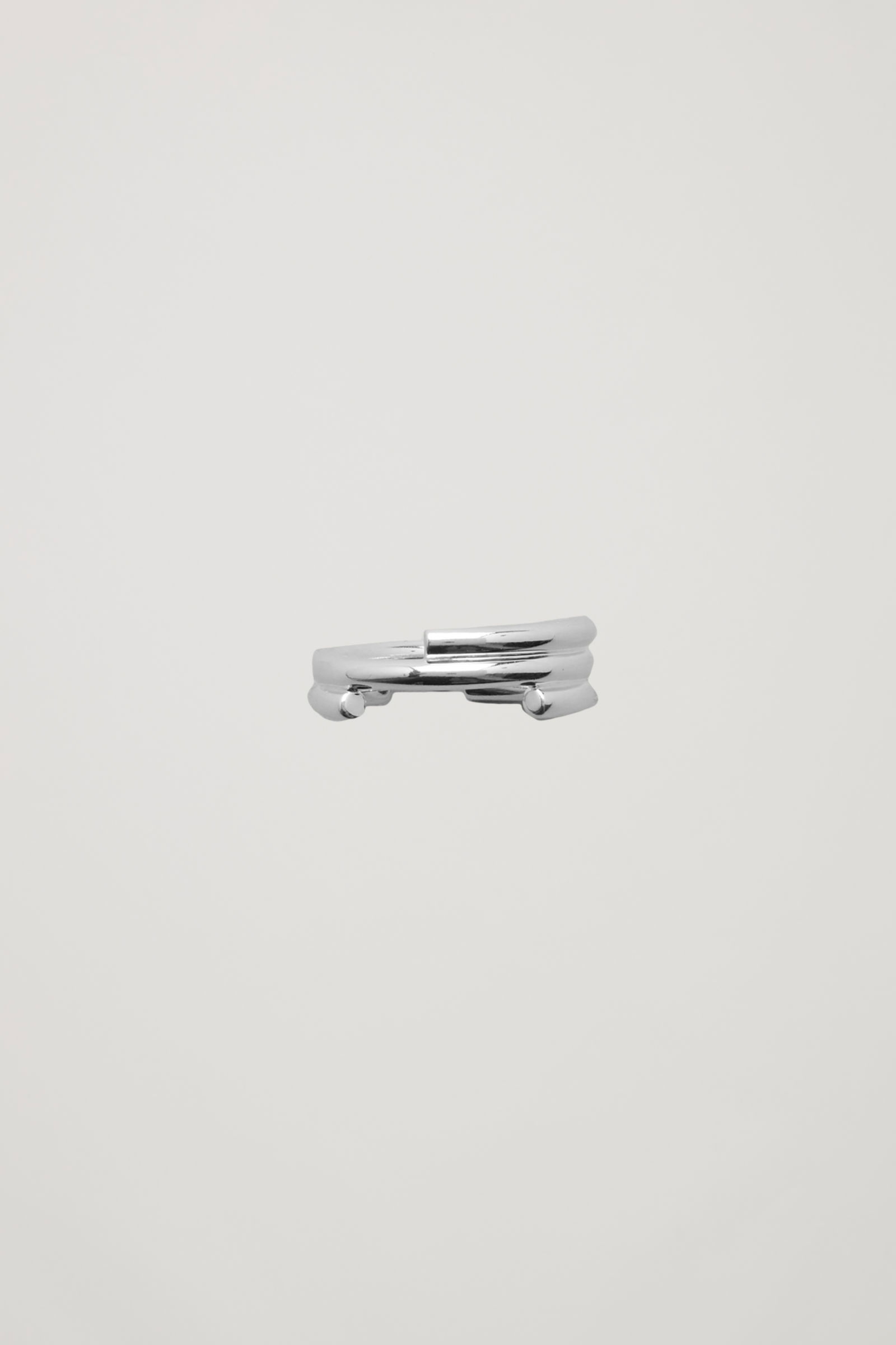 COS Recycled Silver Cut-Out Ring in silver | endource
