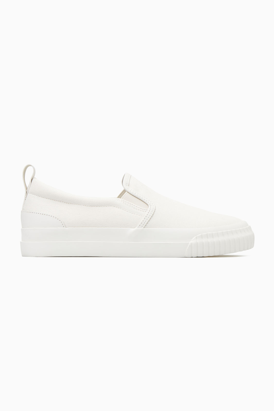 COS Canvas Slip-On Trainers in CREAM | Endource