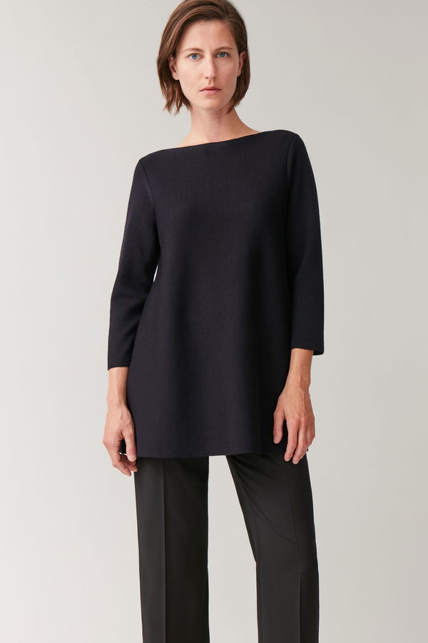 COS Boat-Neck Merino Top | endource