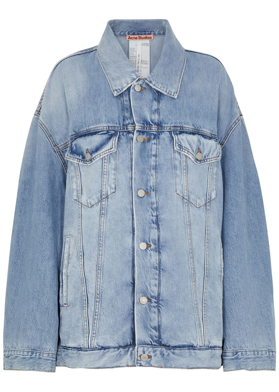 ACNE STUDIOS Morris Distressed Denim Jacket | endource