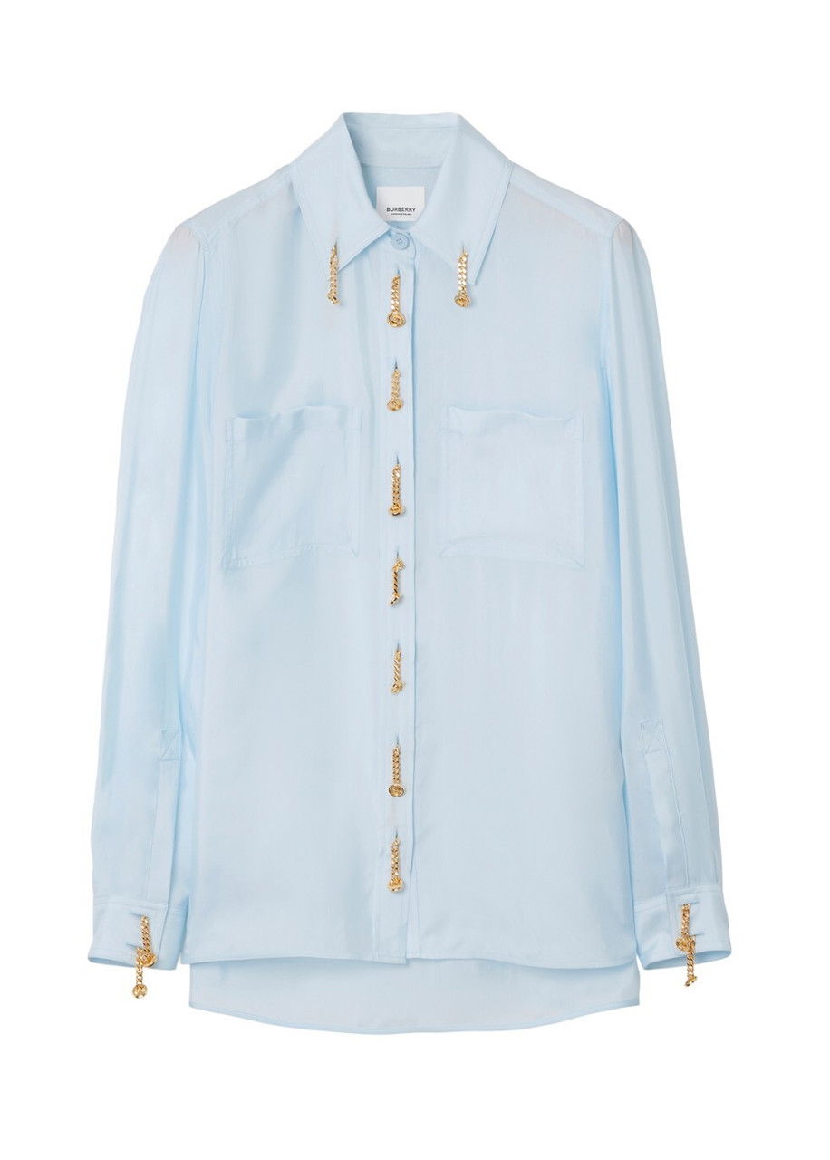 BURBERRY Chain-Link Button Shirt | endource