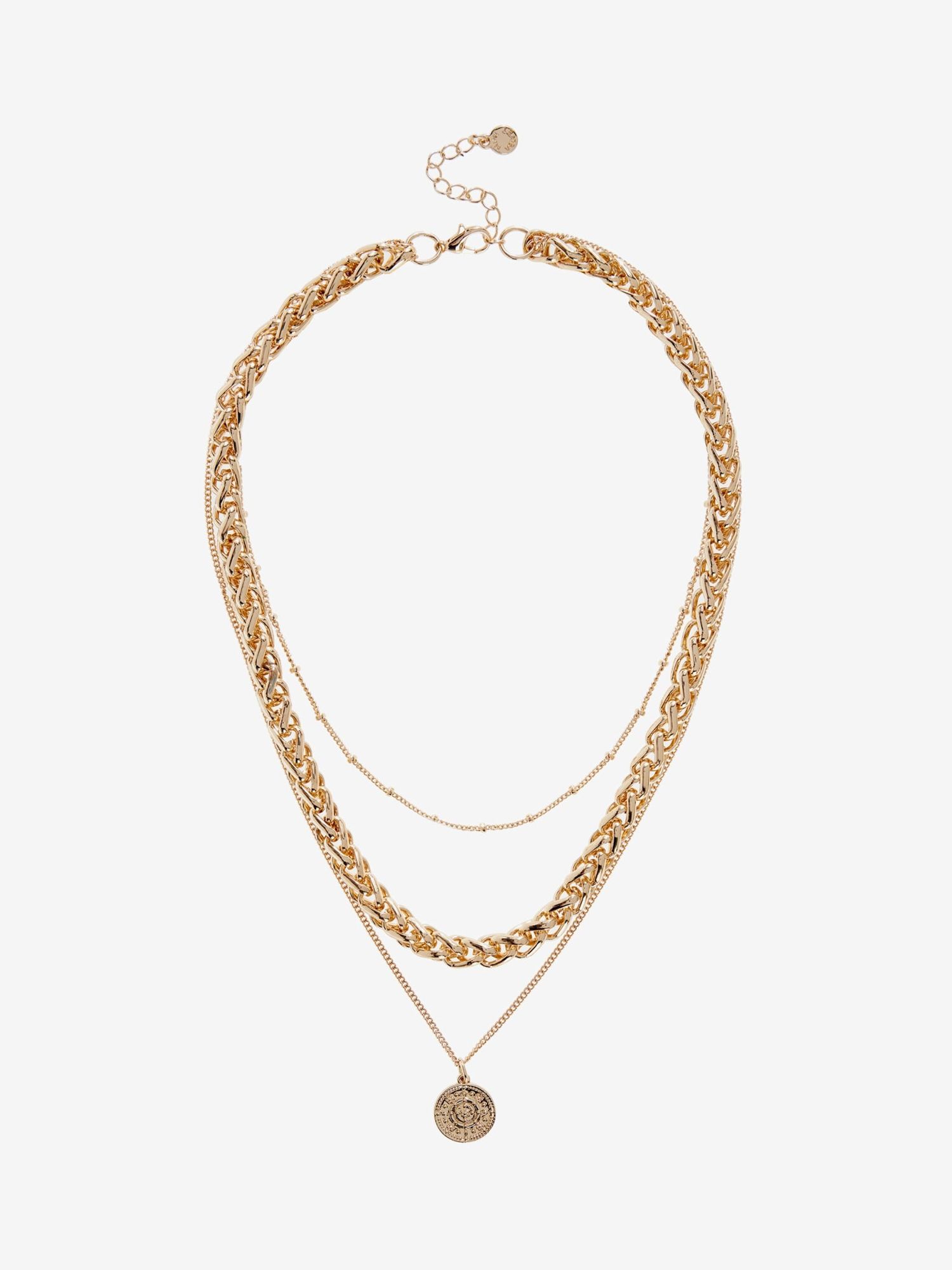 Mint Velvet Gold Tone Layered Necklace | Endource