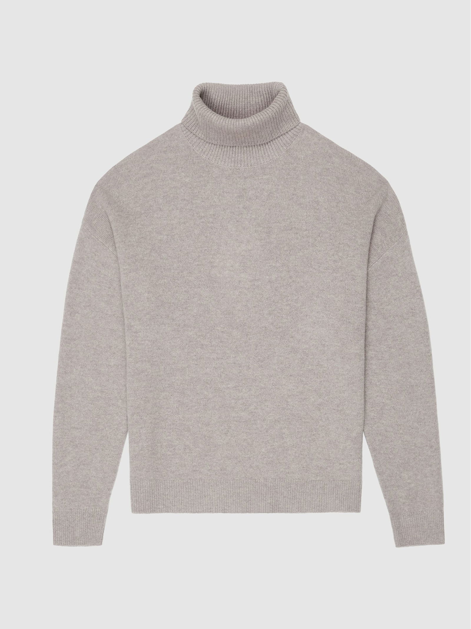 REISS Randy Wool Roll Neck Jumper in Heather | endource