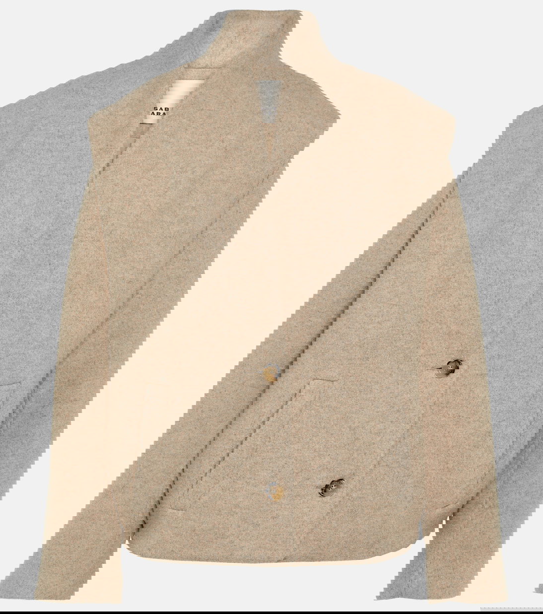 ISABEL MARANT Drogo Wool-Blend Jacket in Neutrals | endource