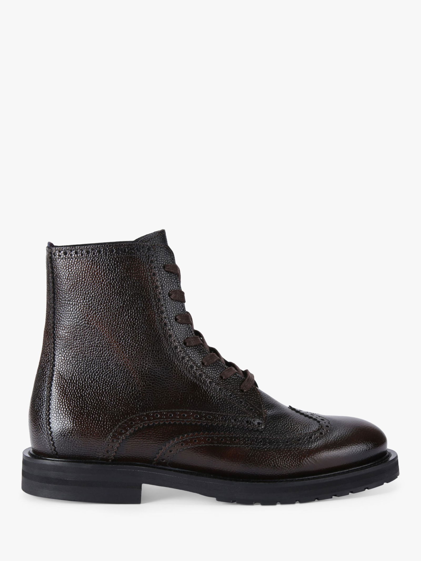 KURT GEIGER LONDON Bates Brogue Shoes in Mid Brown | endource