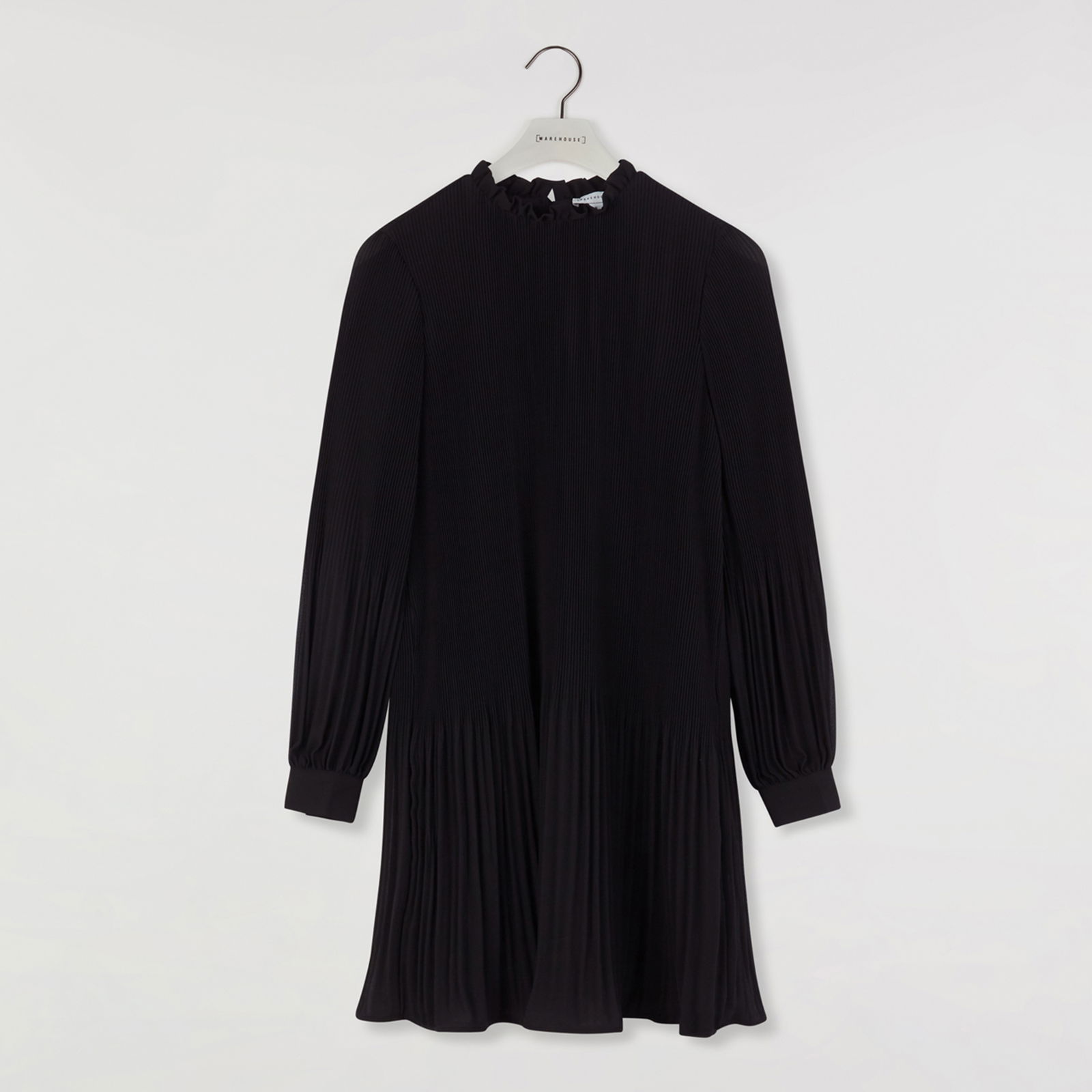 WAREHOUSE Micro Pleat Mini Dress | endource