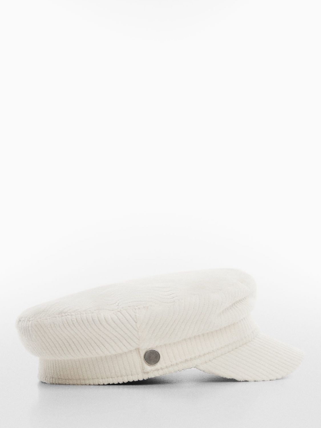 MANGO Corduroy Baker Cap in Light Beige | Endource