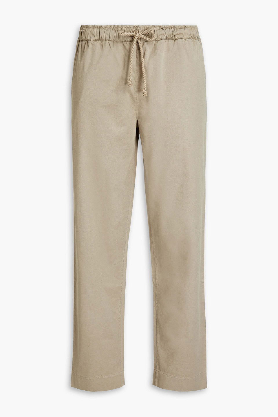 NINETY PERCENT Avery Stretch-Cotton Twill Tapered Pants | endource