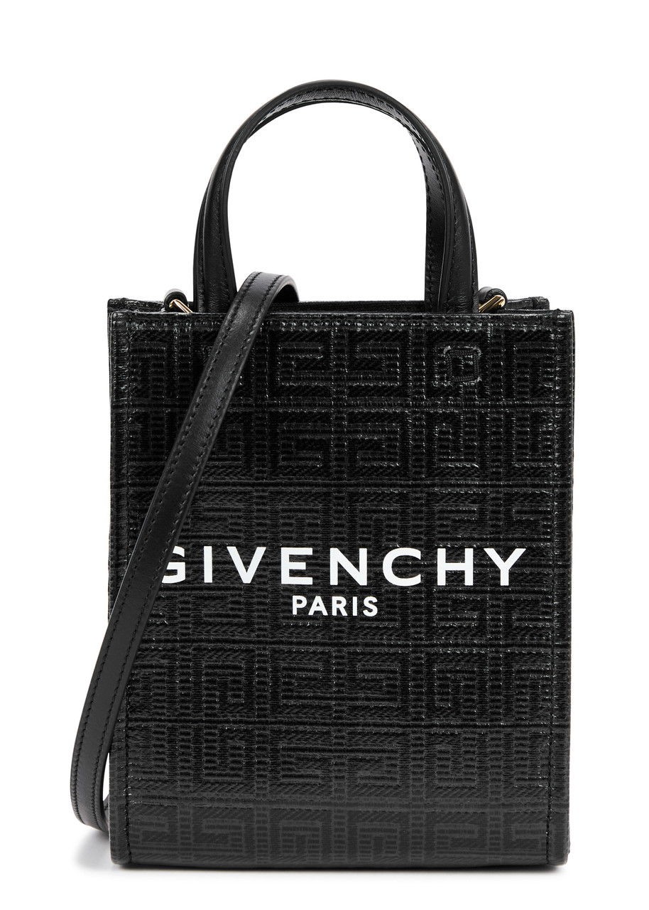GIVENCHY G Tote Mini Monogrammed Leather Tote | endource