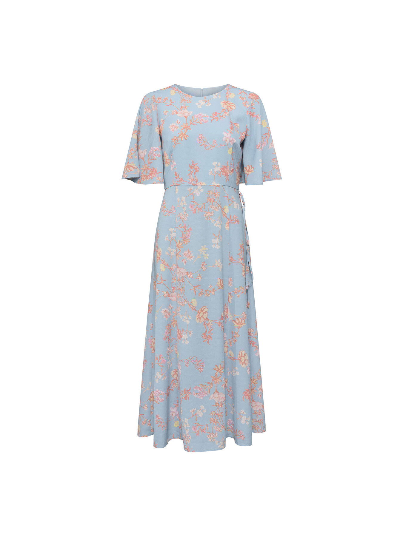 FRENCH CONNECTION Diana Verona Midi Dress in Forget Me Not Multi | endource