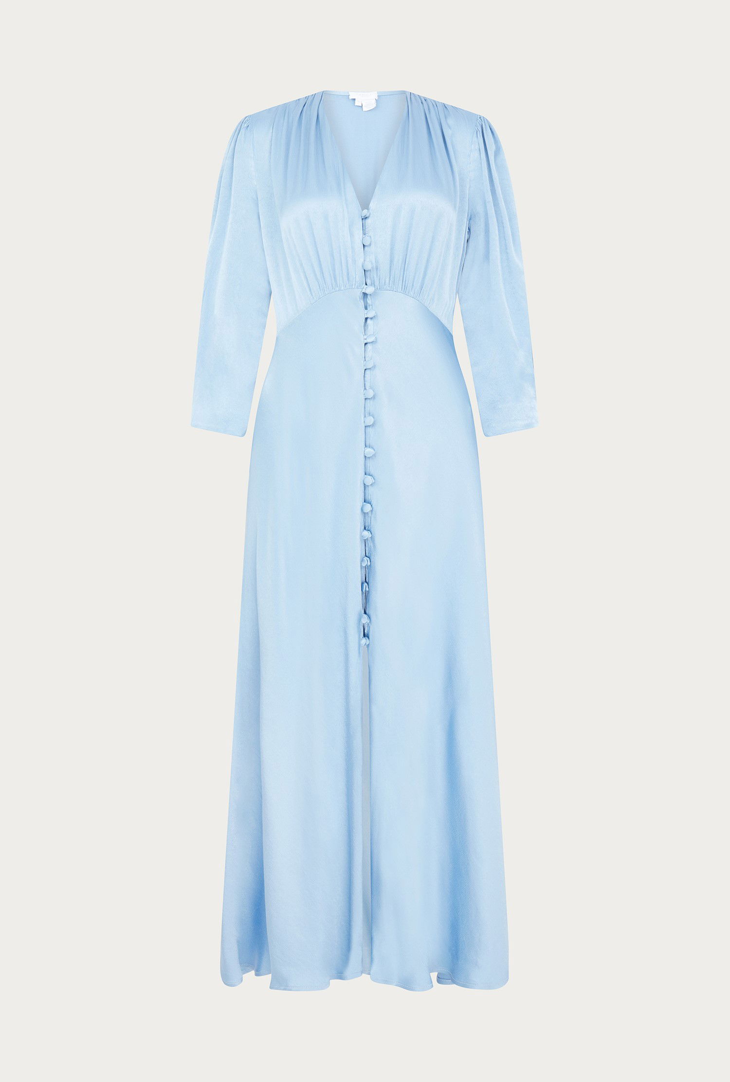 GHOST Madison Satin Midi Dress | endource