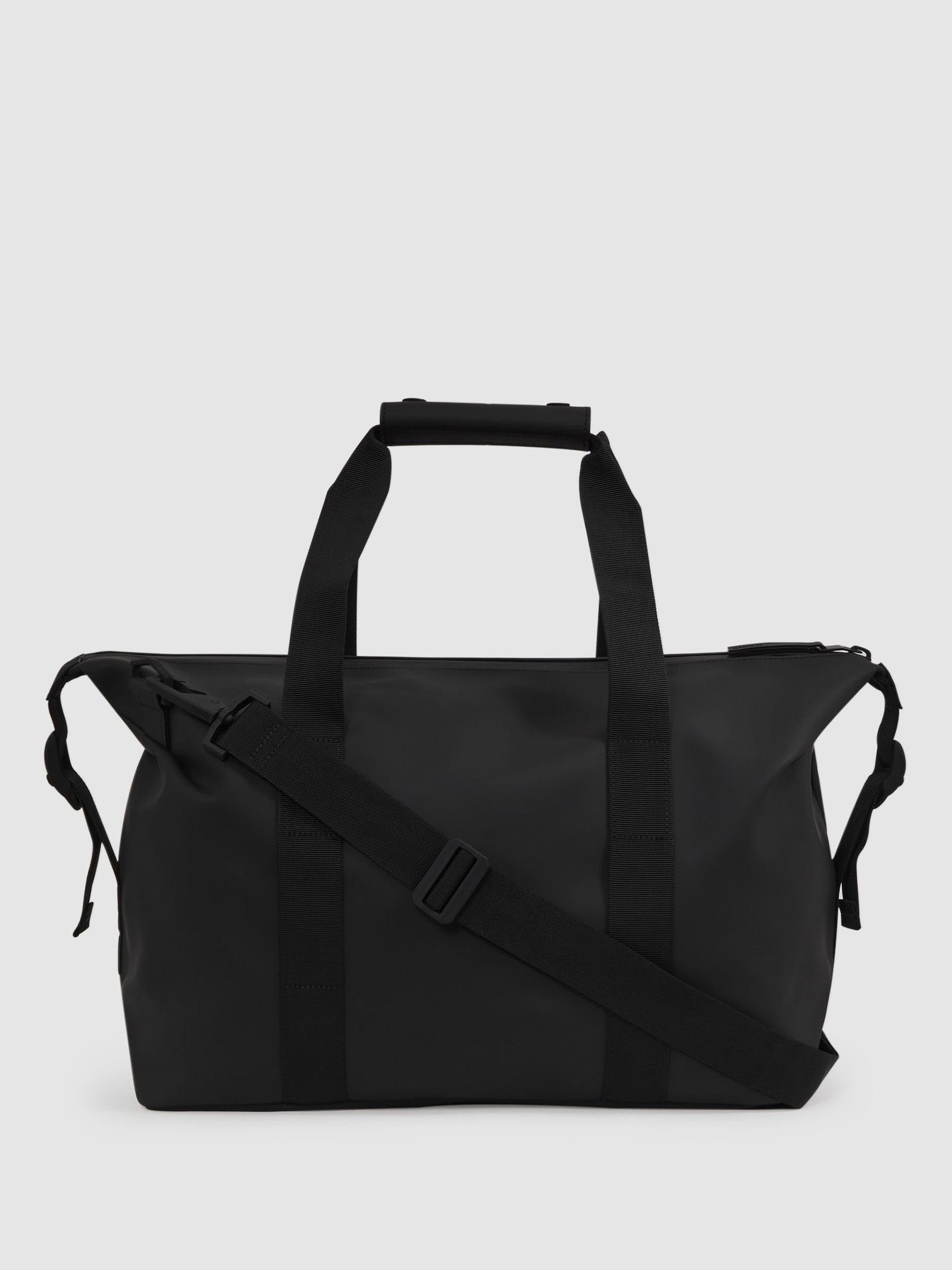 RAINS Small Weekend Bag in Black | Endource