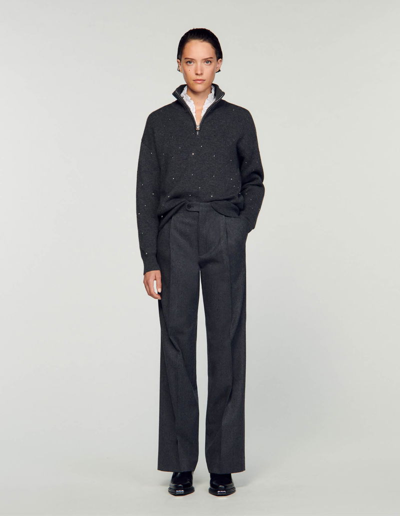 SANDRO Half-Zip Jumper | endource