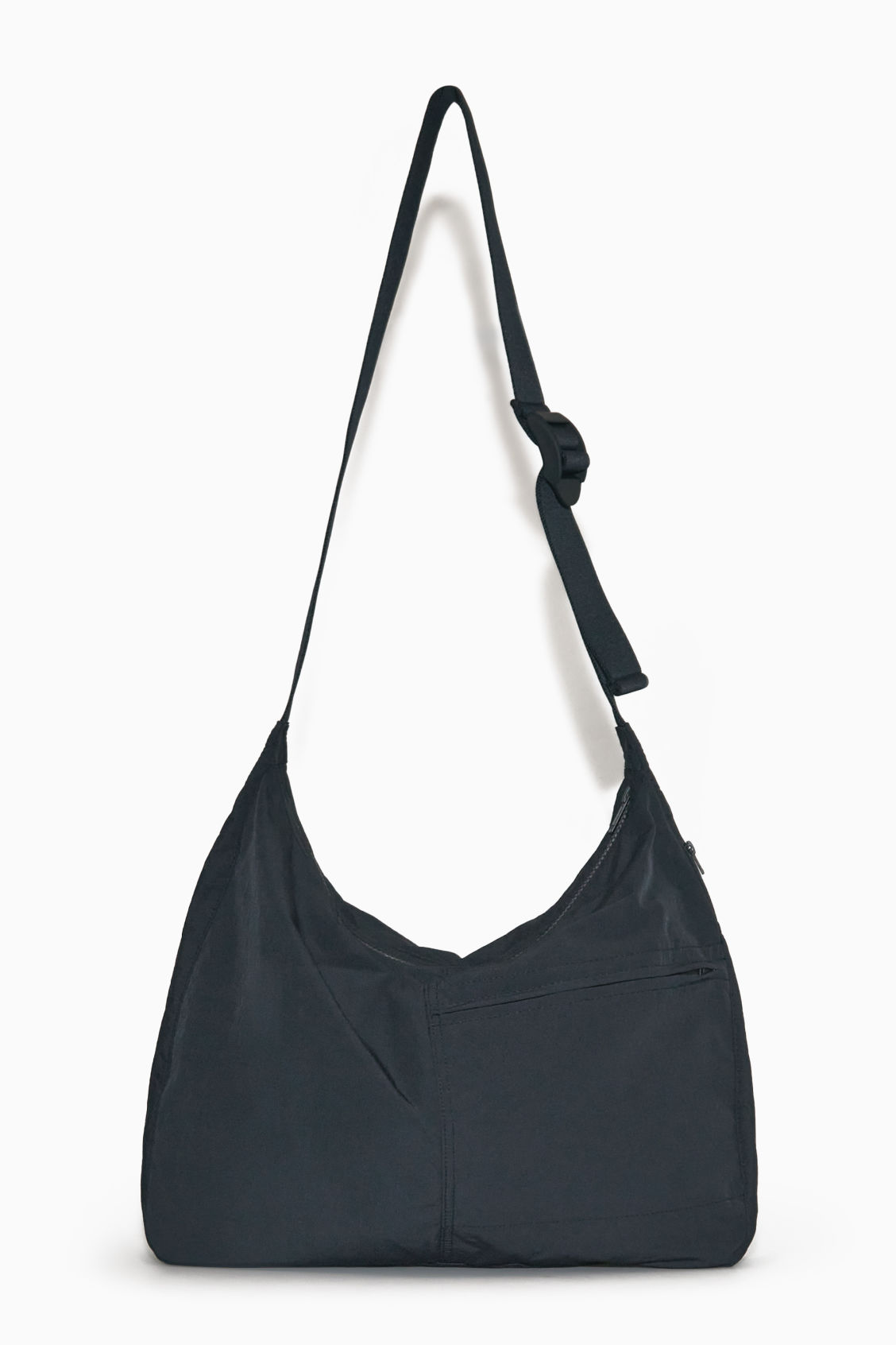 COS Slouchy Nylon Messenger Bag in NAVY | endource