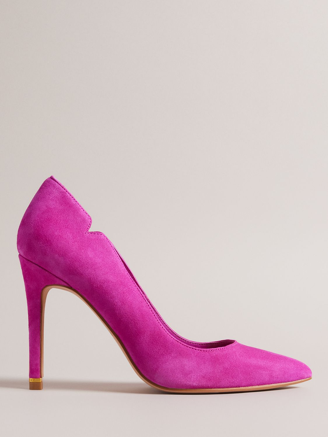 TED BAKER Orlays Suede Heeled Court Shoes | Endource