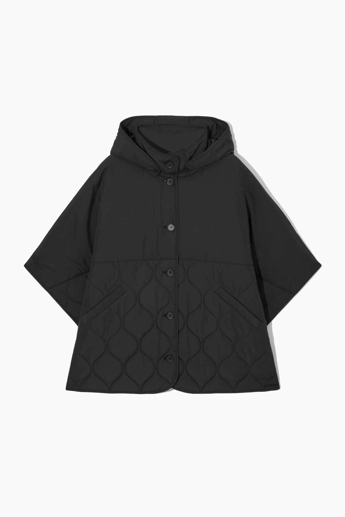 COS Hooded Padded Cape | endource