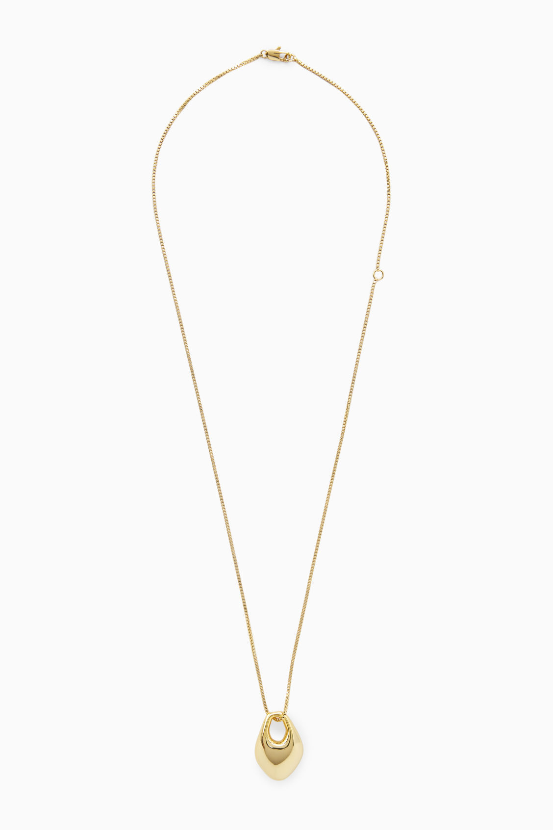 COS Box-Chain Pendant Necklace | endource