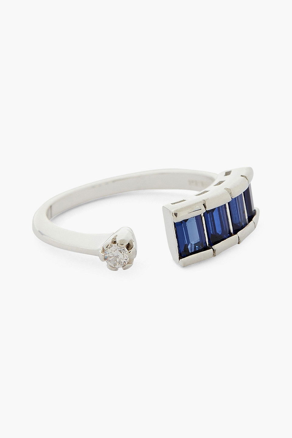 CORNELIA WEBB Recycled Sterling Silver, Crystal And Stone Ring in ...