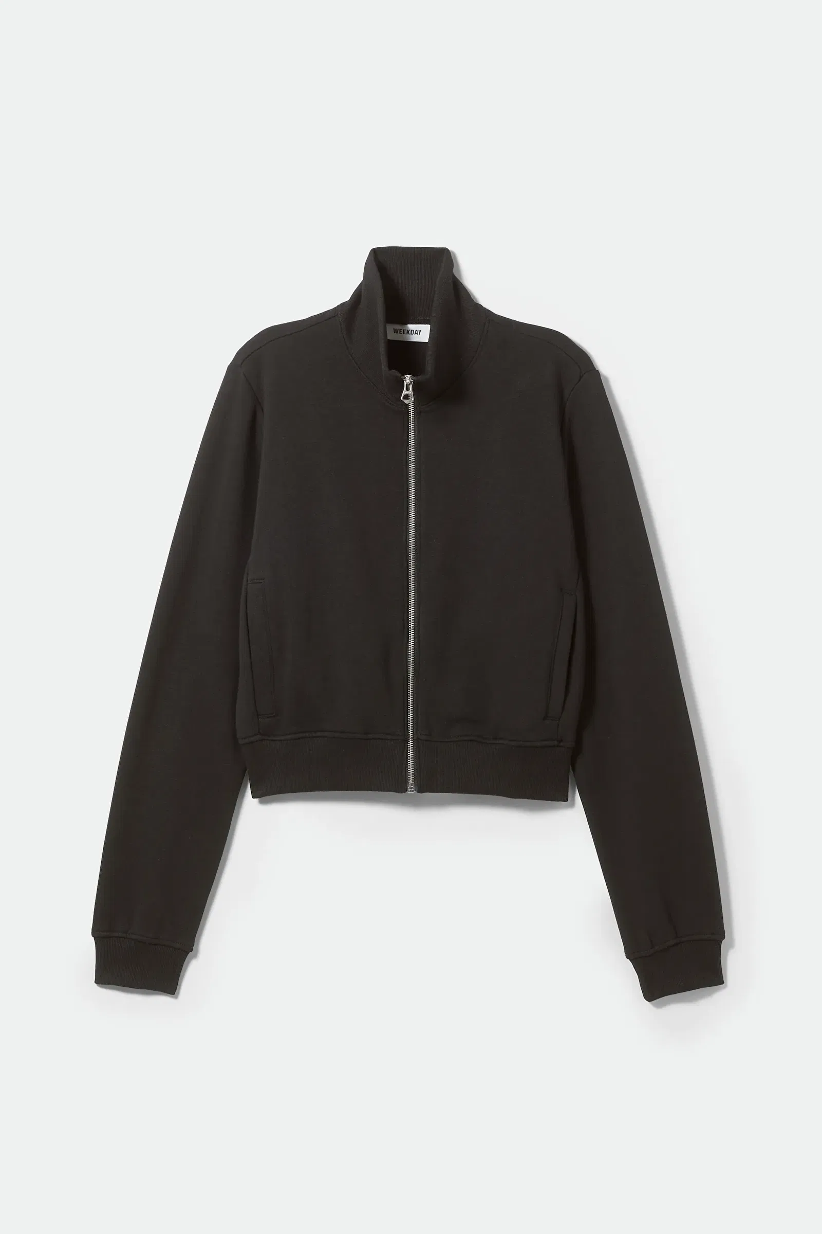 WEEKDAY Track Suit Jacket in Black | endource