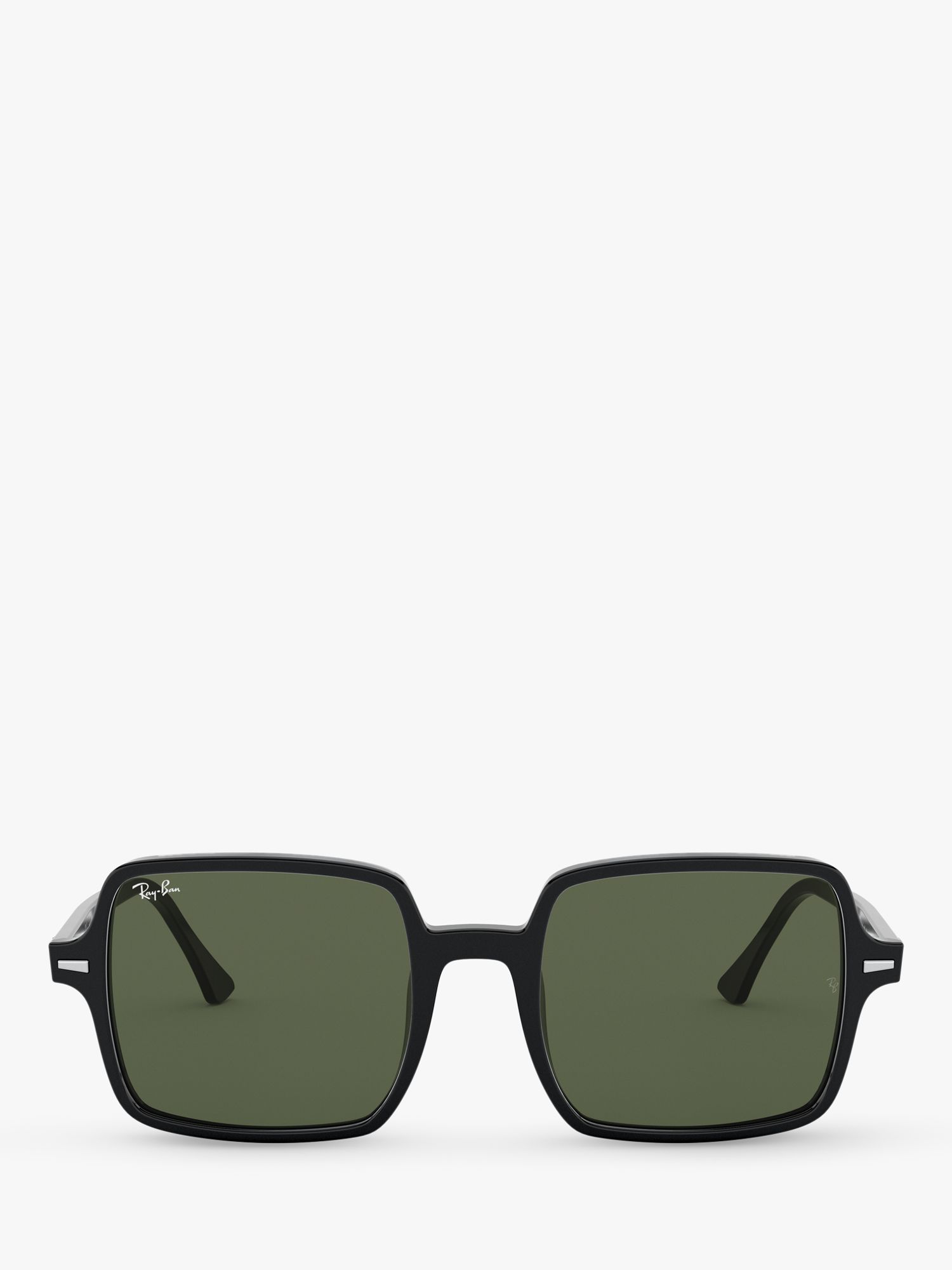 RAY-BAN Square Sunglasses in Black/Green | Endource