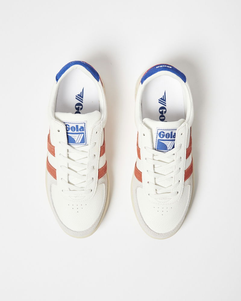 GOLA Grandslam Trident Orange & Blue Trainers in Orange | Endource