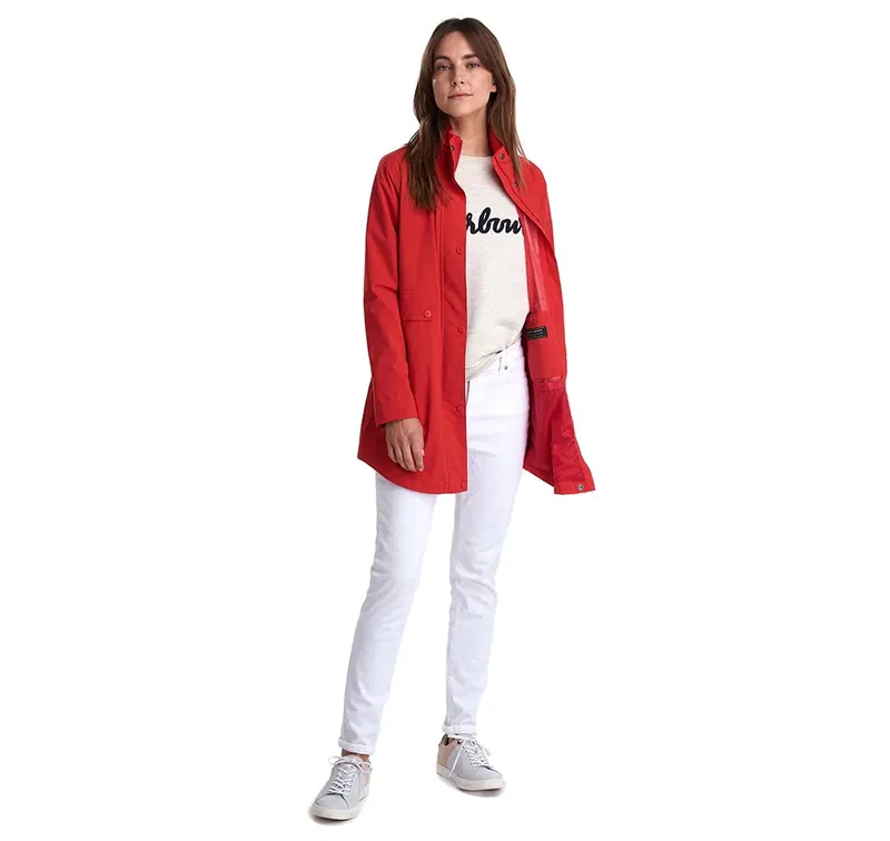 Barbour Katafront Waterproof Jacket in Mist | Endource