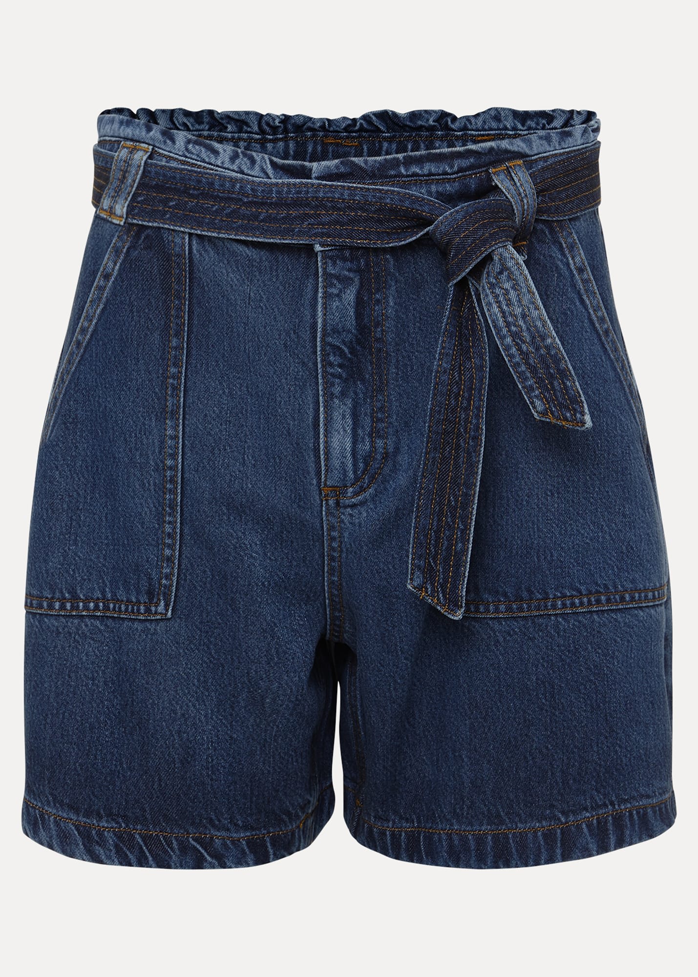 PHASE EIGHT Paige Denim Shorts in Mid Wash | endource