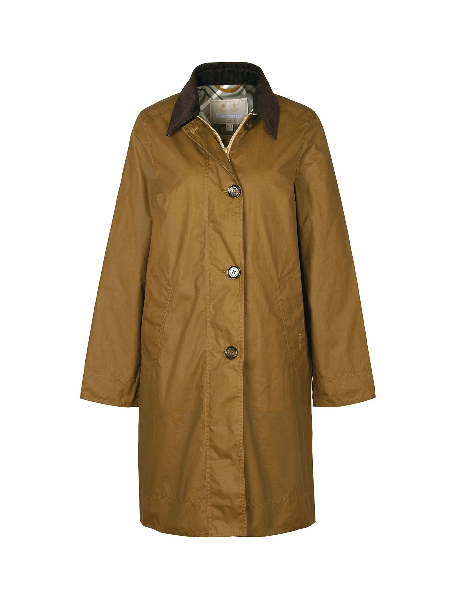 BARBOUR Brora Wax Jacket in Sand/Ancient Poplar | endource
