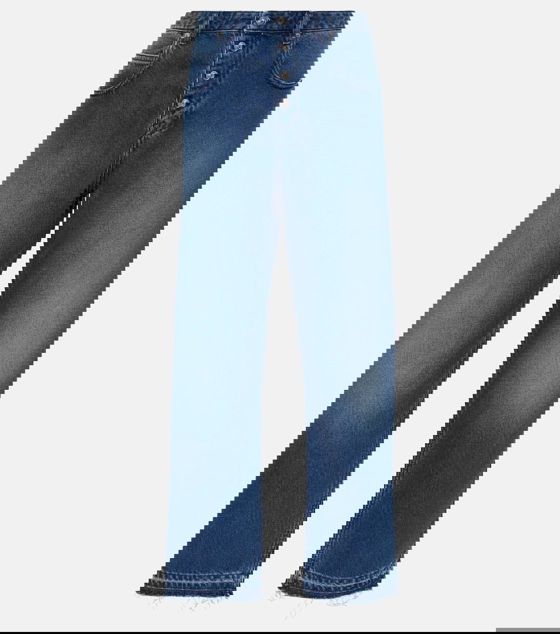 ISABEL MARANT ÉTOILE Belden High-Rise Straight Jeans in Blue | endource