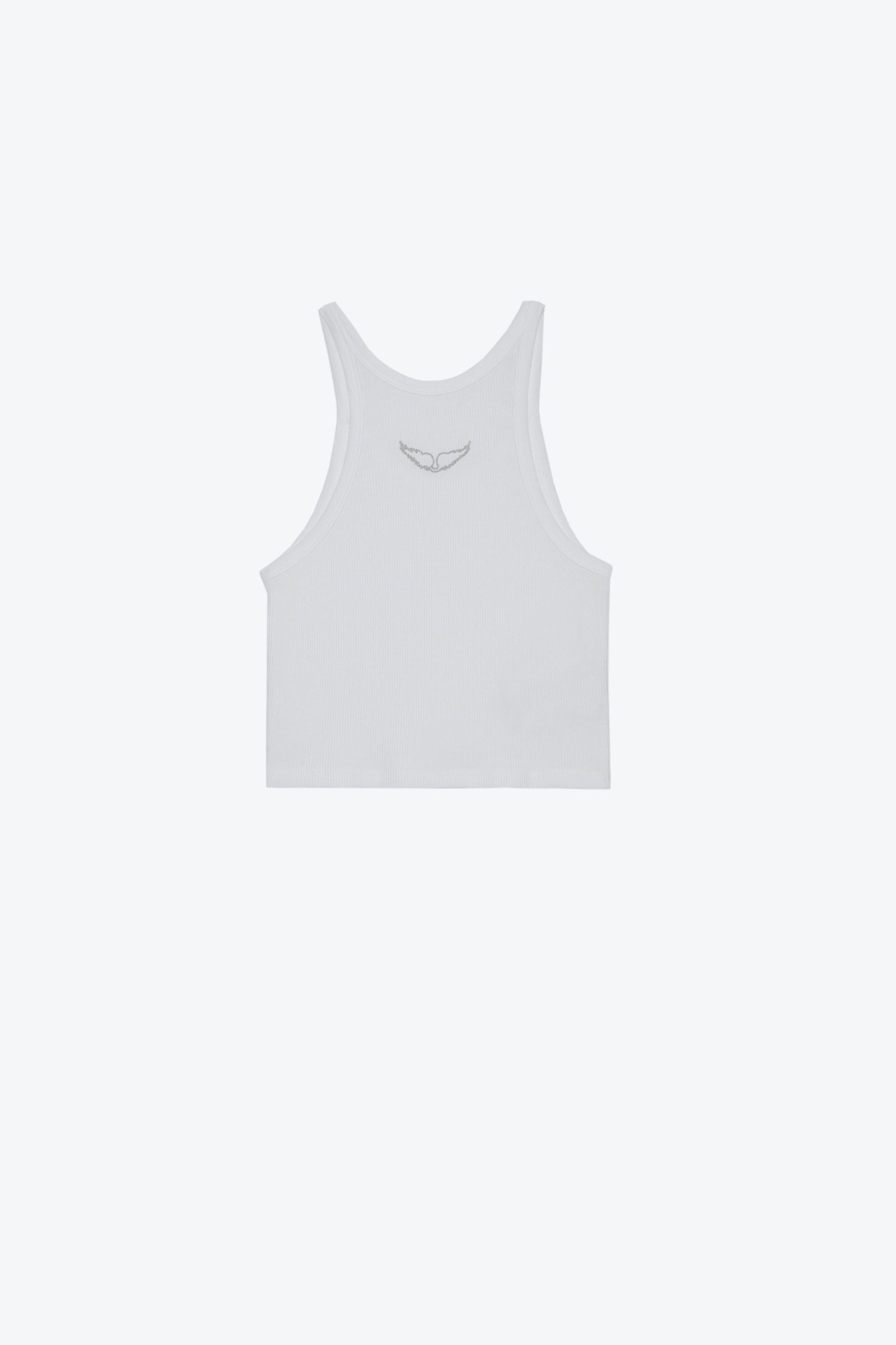 ZADIG & VOLTAIRE Albata Wings Tank Top in White | endource