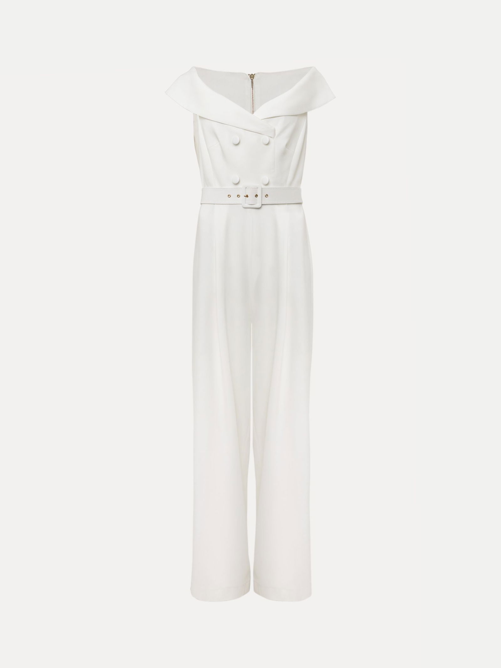 PHASE EIGHT Liberty Tuxedo Jumpsuit in Ivory | endource
