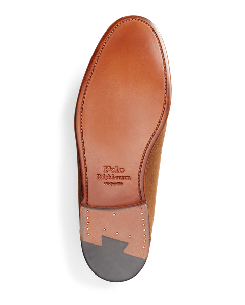 POLO RALPH LAUREN Booth Suede Loafer in Brown | endource