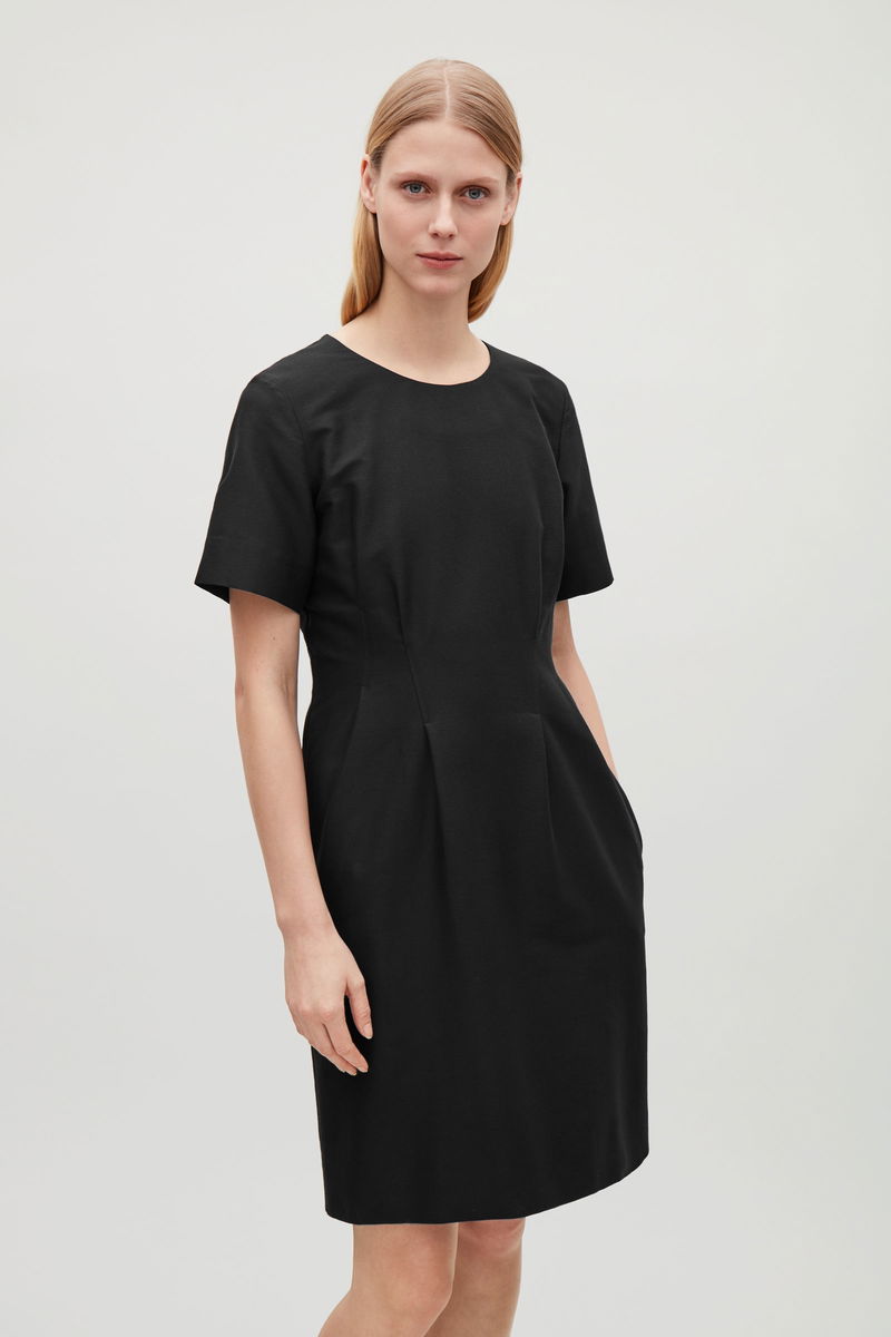 COS Pleated-Waist Dress | endource