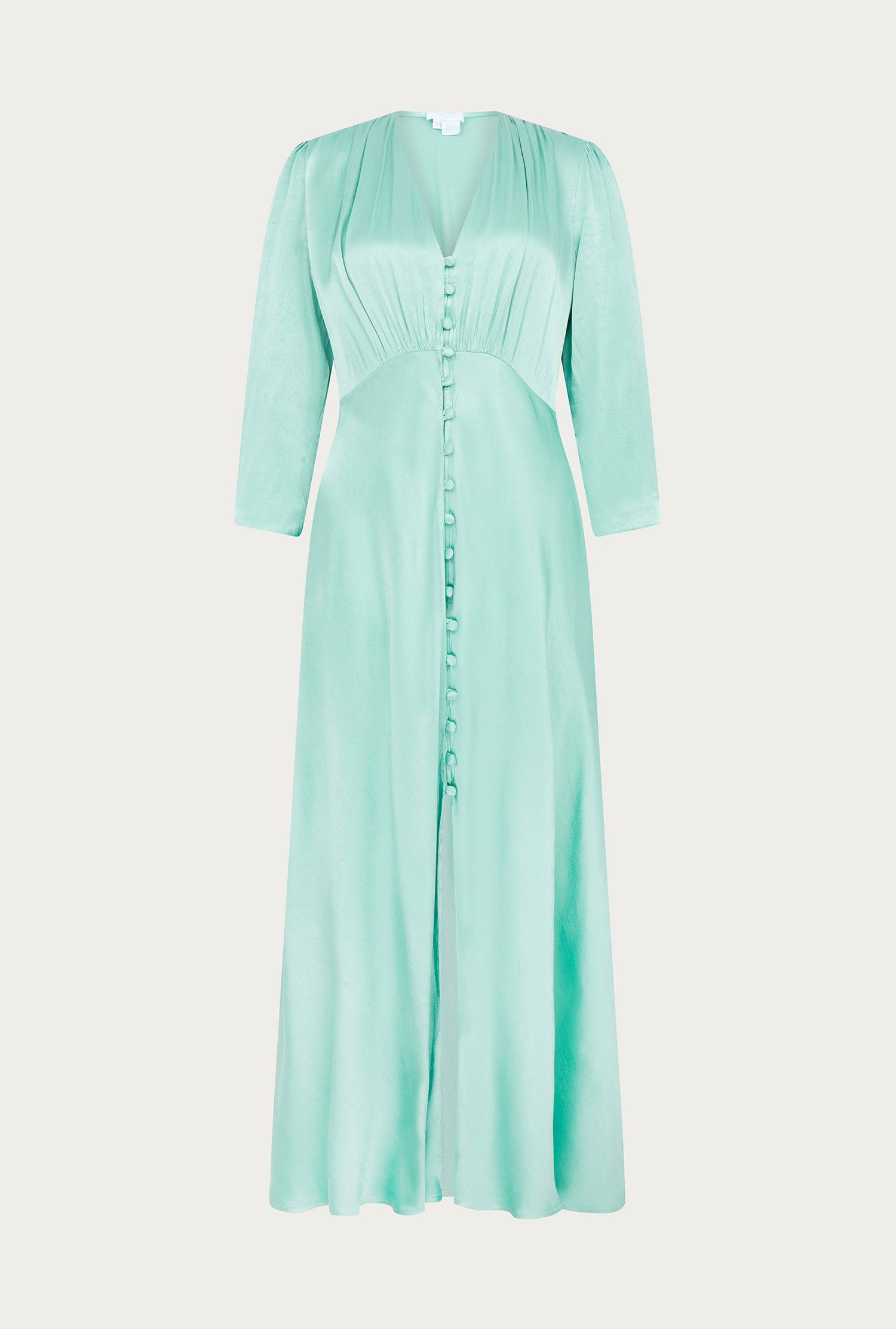 GHOST Madison Satin Midi Dress | endource