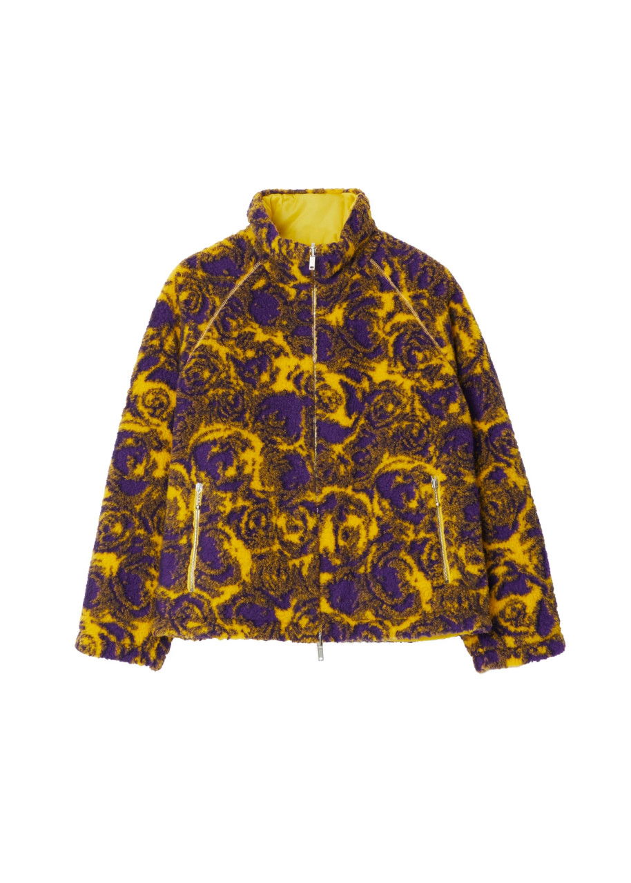 BURBERRY Reversible Rose Fleece Jacket | endource