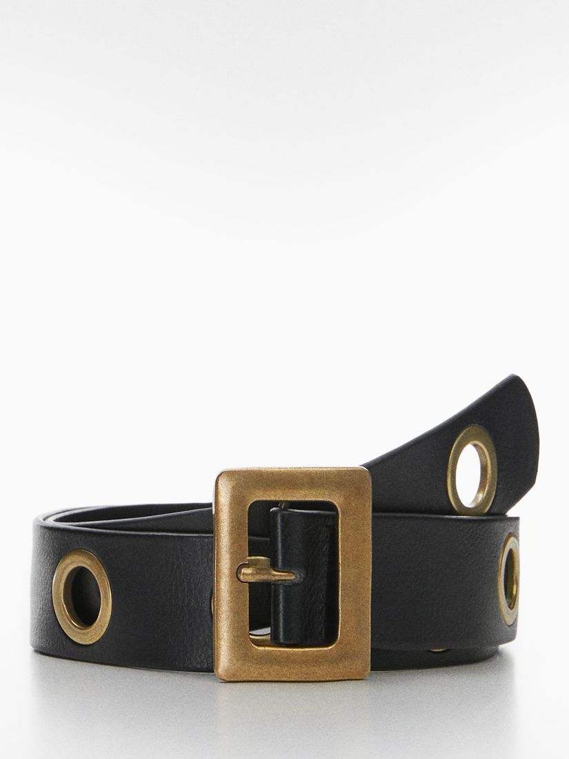 MANGO Mitos Hoop Belt in Black | Endource