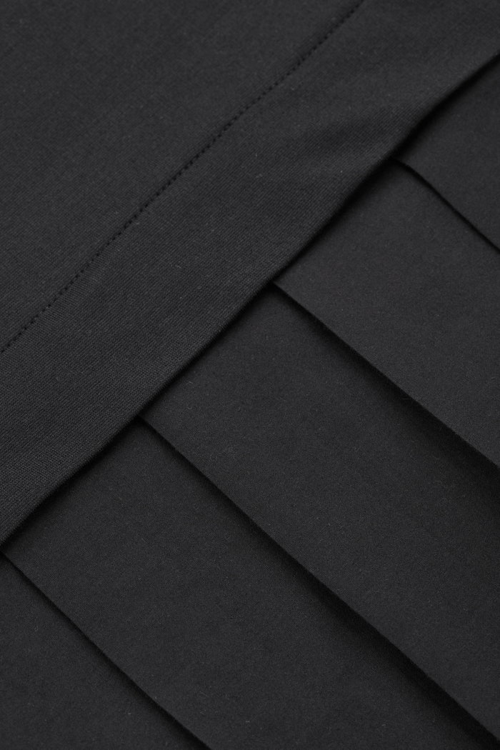 COS Woven-Jersey Pleated Top | endource
