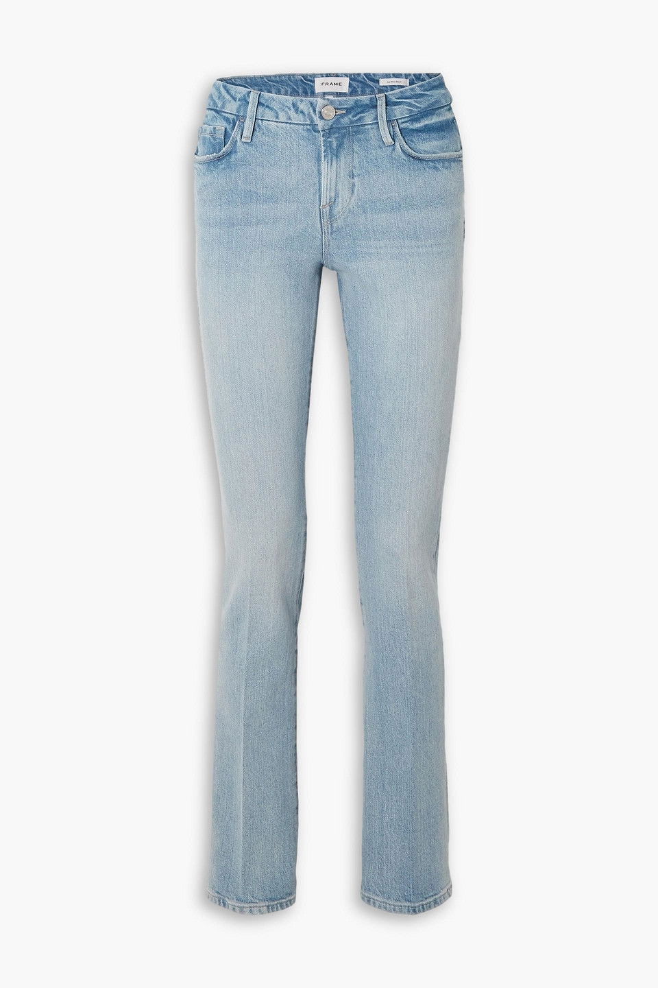 FRAME Le Mini Bootcut Jeans in Blue | endource