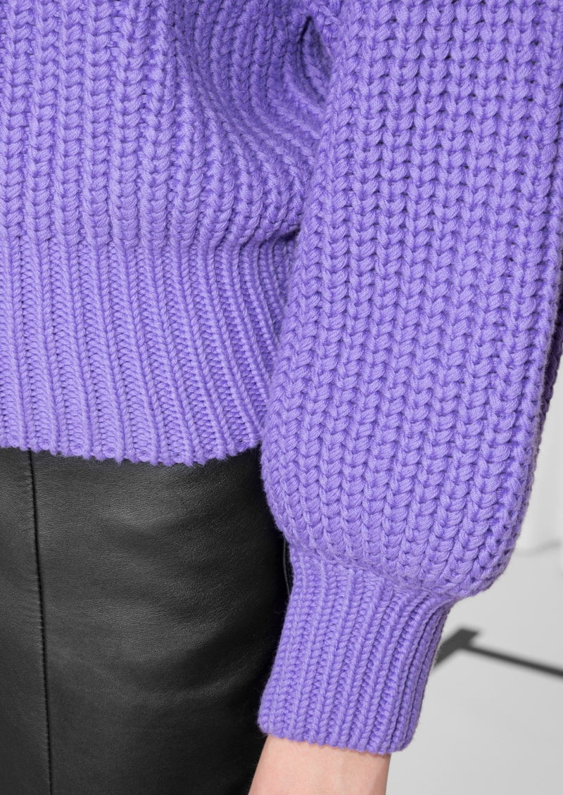 & OTHER STORIES Chunky Rib Knit Sweater | endource