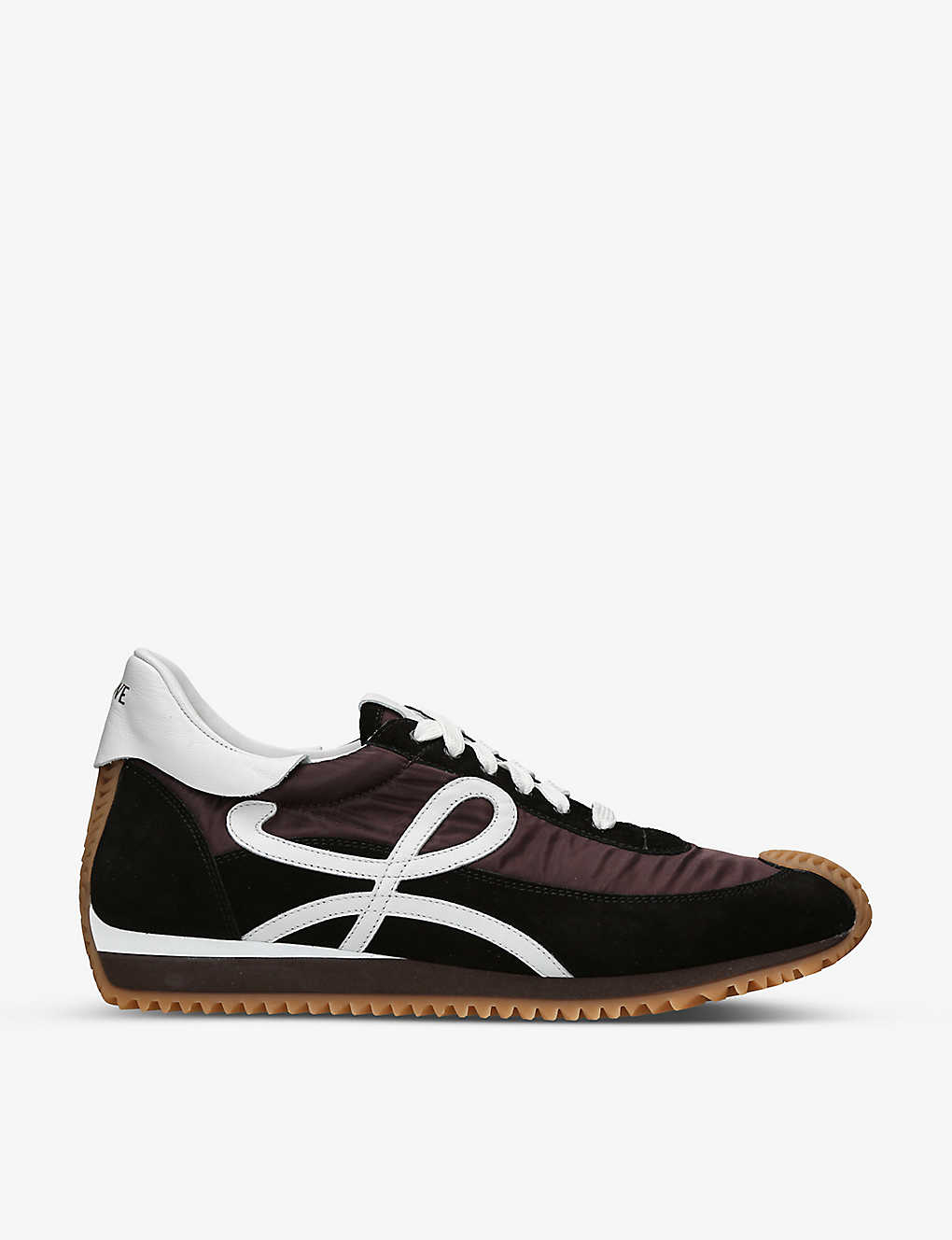 LOEWE Flow Runner Monogram Leather And Shell Trainers in BLK/OTHER ...