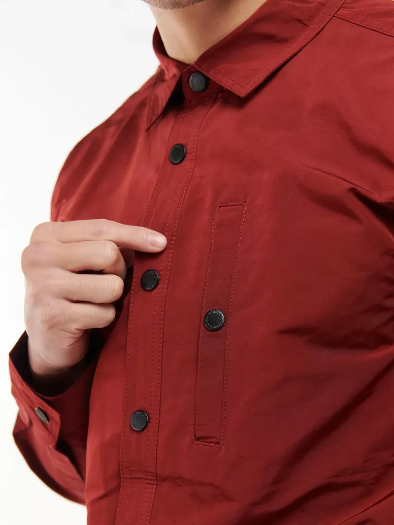 BARBOUR Link Overshirt in Black | endource