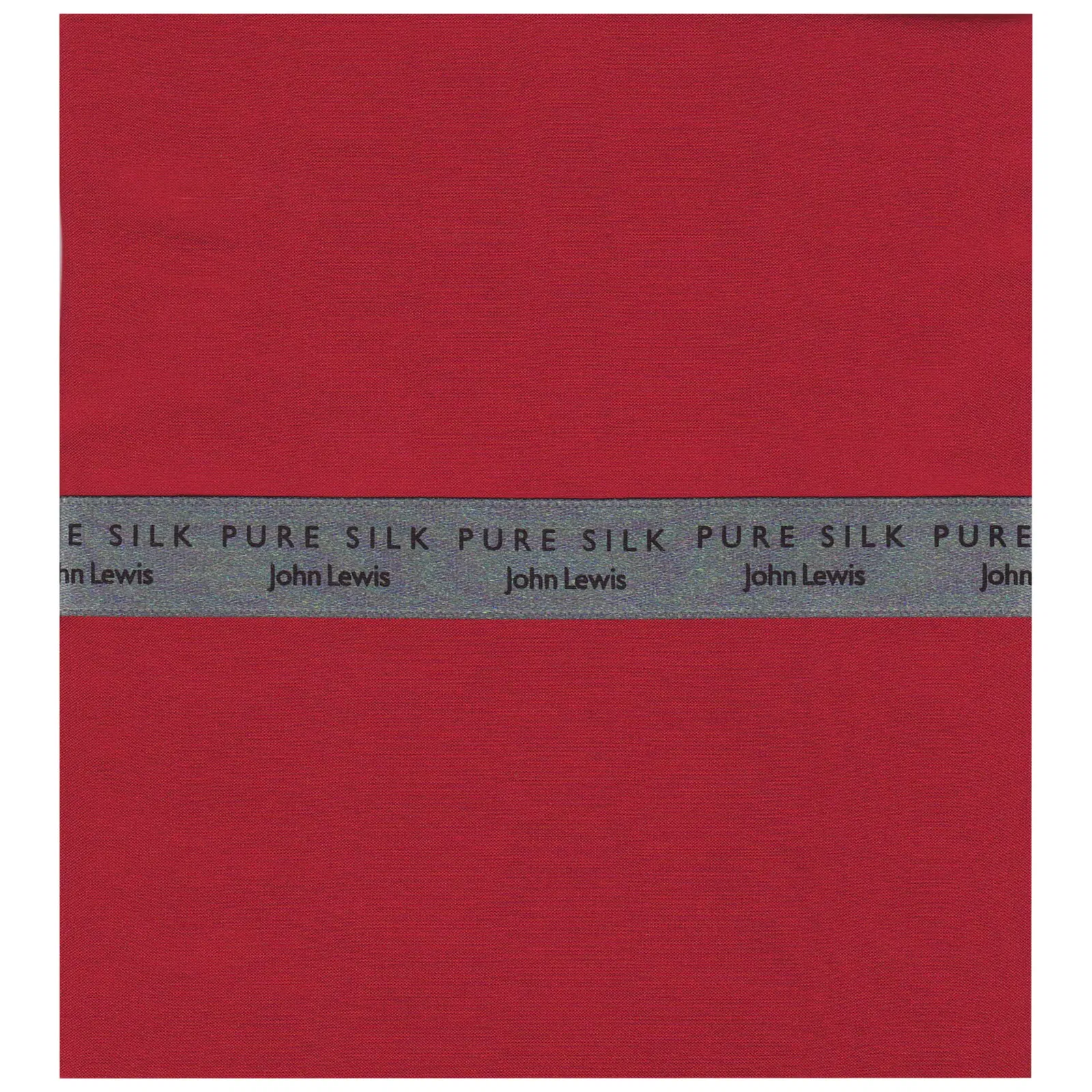 JOHN LEWIS Silk Handkerchief in Red | endource