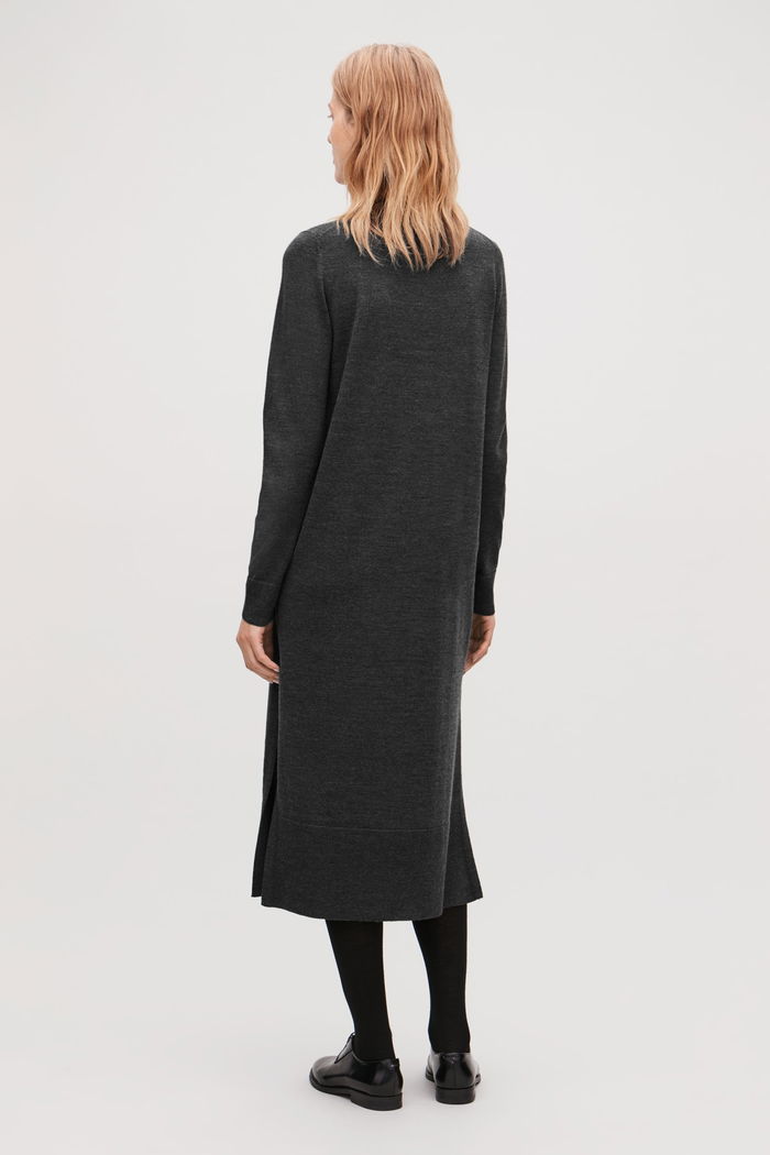 COS Long Wool-Knit Dress | endource
