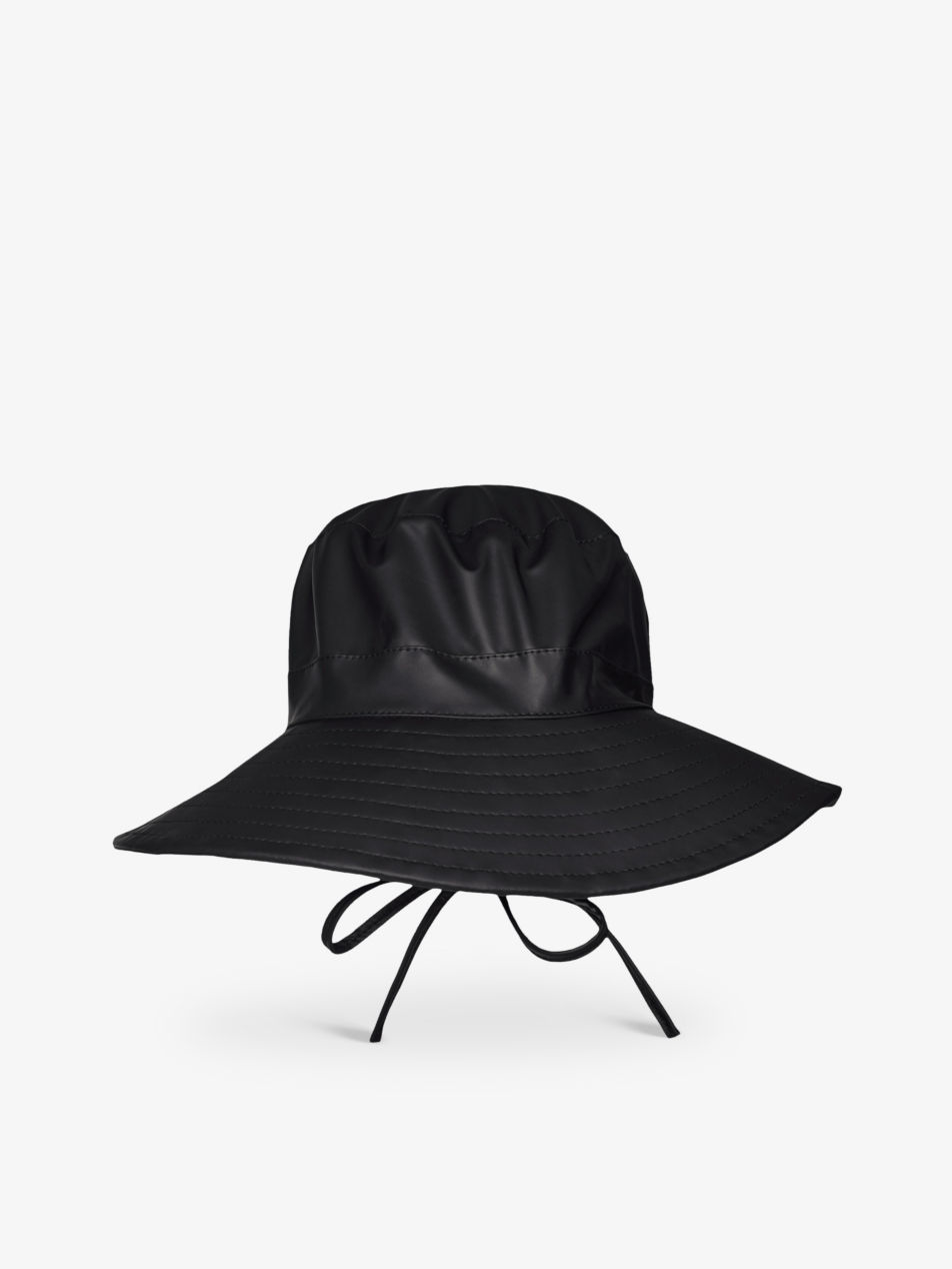 RAINS Boonie Shell Bucket Hat in 01 BLACK | Endource